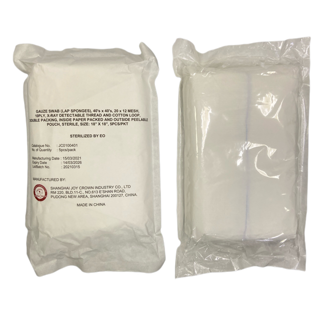 Sterile Laparotomy Sponge with X-ray Threads - Joy Crown